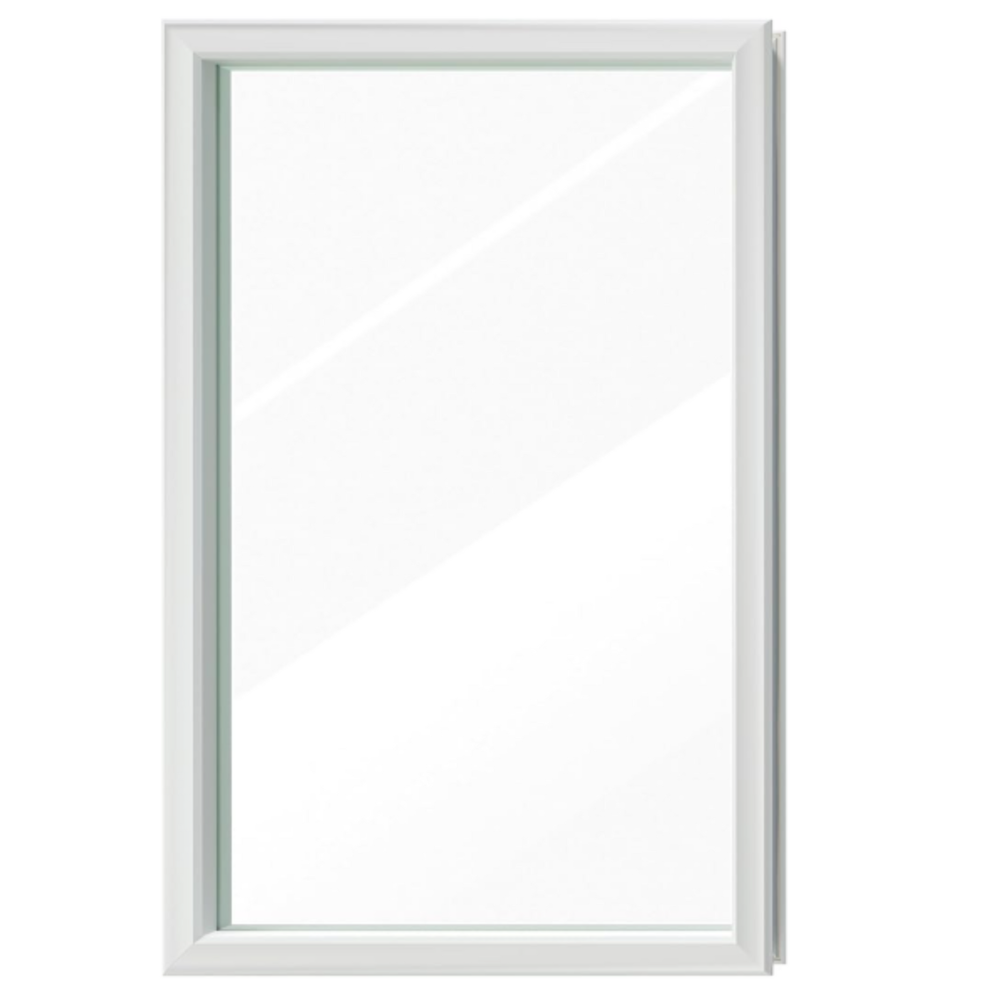 Tenoner 1-Lite Clear Tempered Glass Entry Door Glass Inserts Replaceme