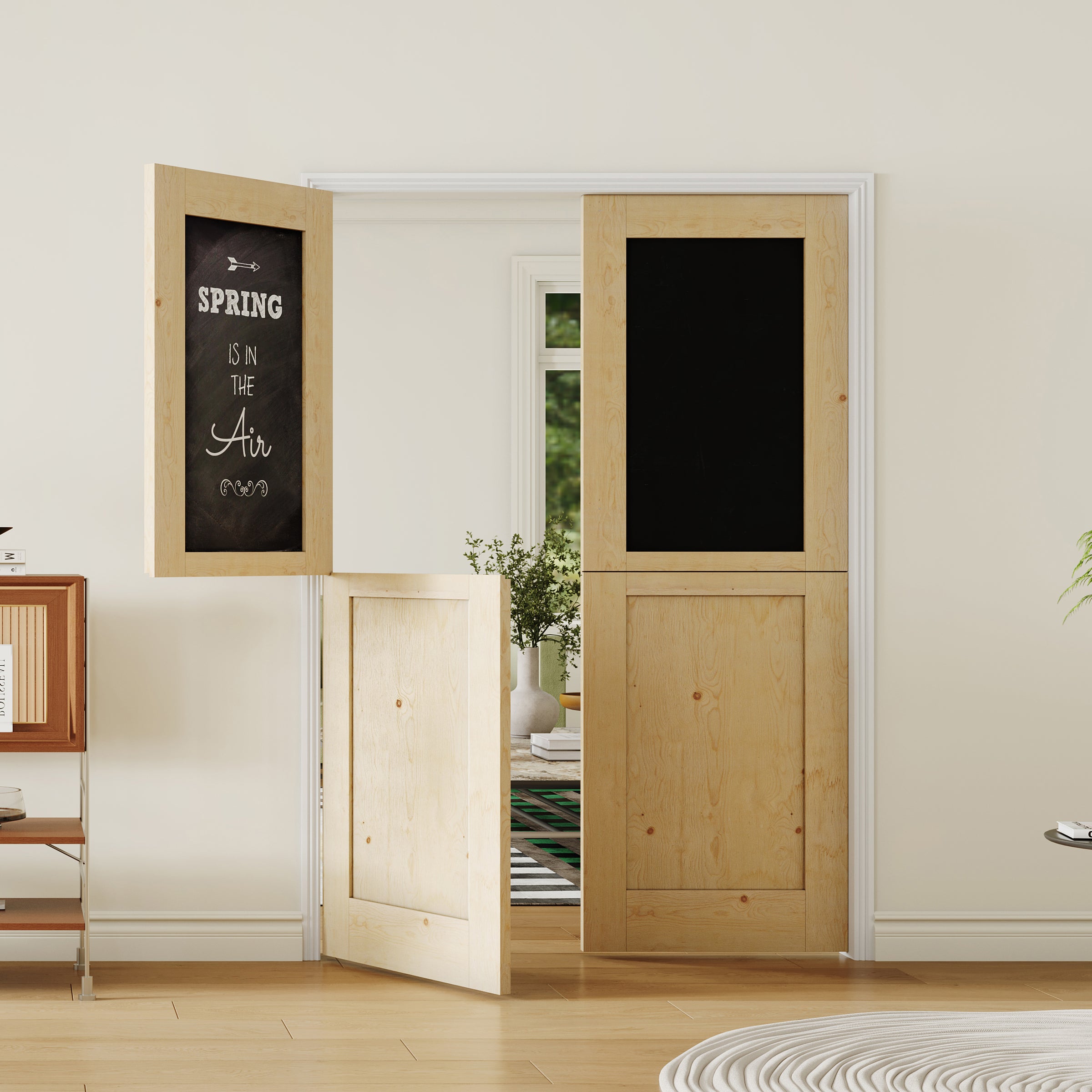 TENONER MDF Upper Blackboard Panel Split Single/Double Interior Dutch